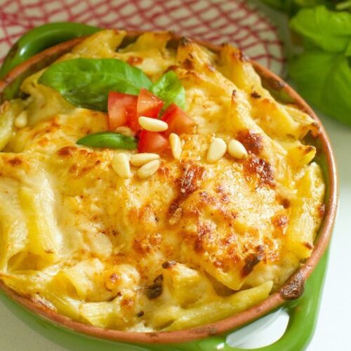 baked penne rigate | The Organic Kitchen Blog and Tutorials