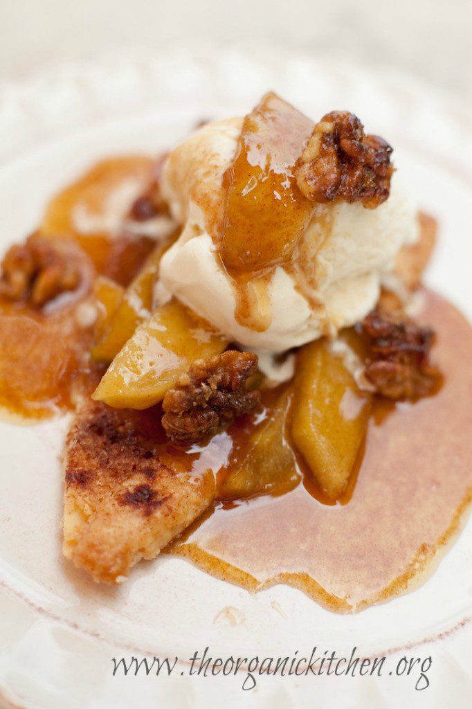 15 minute apple pie a la mode | The Organic Kitchen Blog and Tutorials