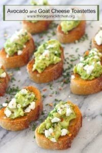 Avocado and Goat Cheese Toastettes | The Organic Kitchen Blog and Tutorials
