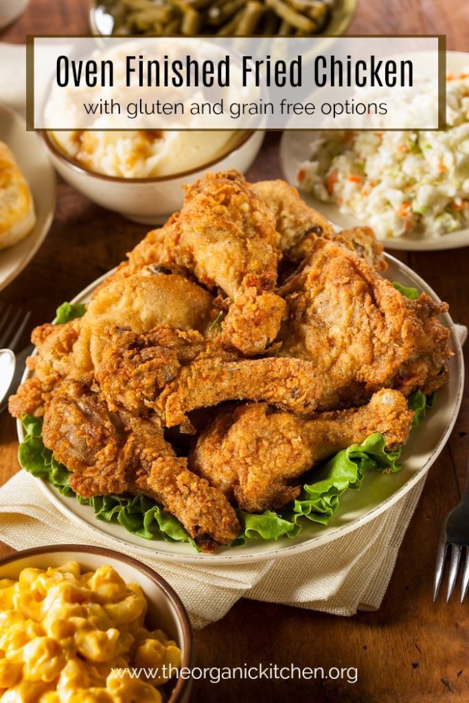 Picnic Perfect Oven Finished Fried Chicken with Healthy Fixings | The ...
