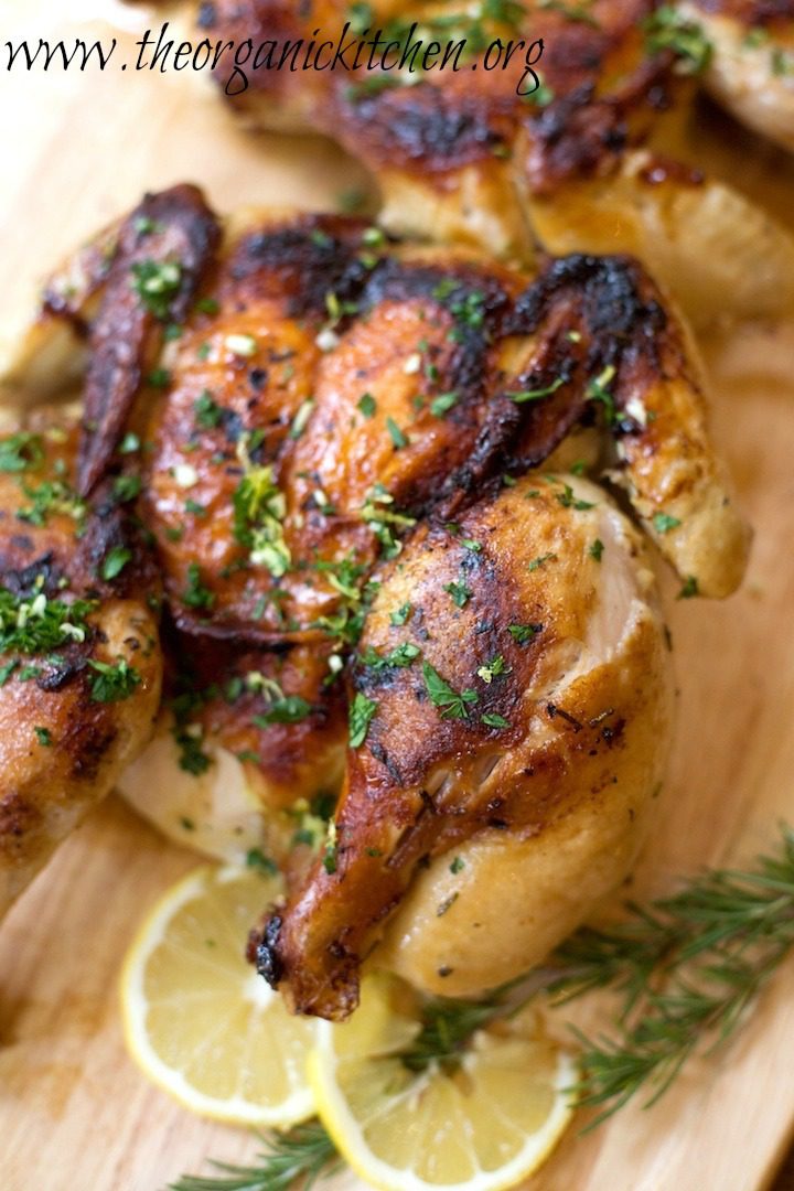 Chicken al Mattone~ Paleo, Whole 30! | The Organic Kitchen Blog and ...