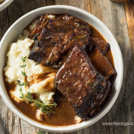 Tender Braised Short Ribs | The Organic Kitchen Blog and Tutorials