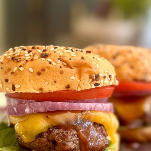 Maple BBQ Cheeseburger
