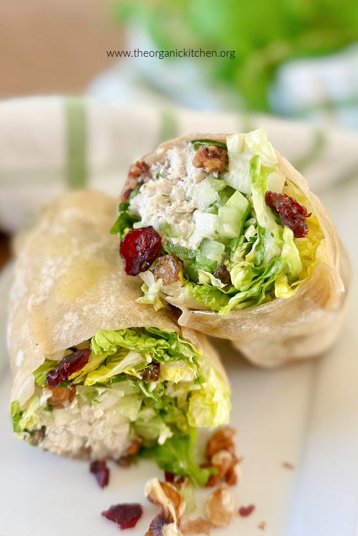The Waldorf Chicken Salad Wrap | The Organic Kitchen